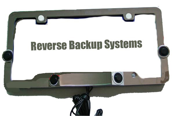 Reverse Backup Systems Audible Only License Plate Frame Mounted ...