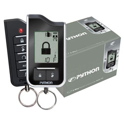 Python 333 Responder - 2 Way Car Alarm and Keyless Entry with LCD Pager ...